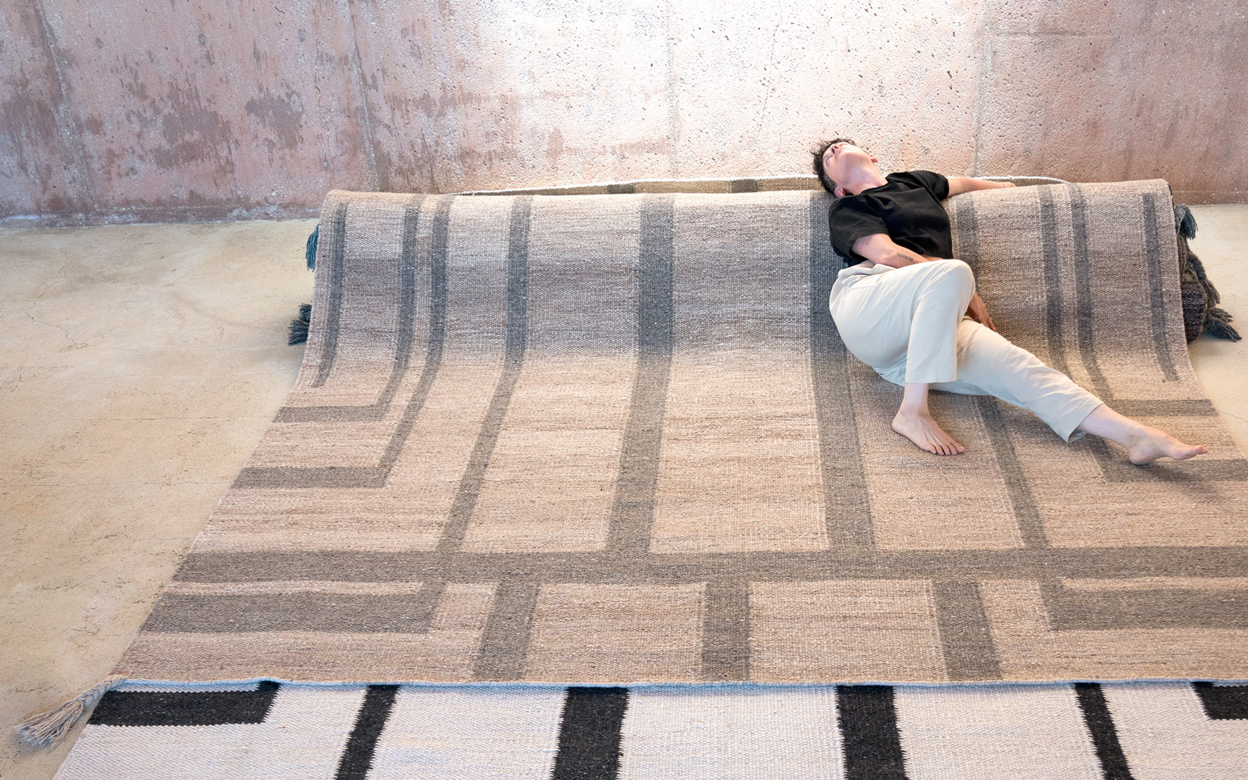 woven - wherever i lay my rug, that’s my home