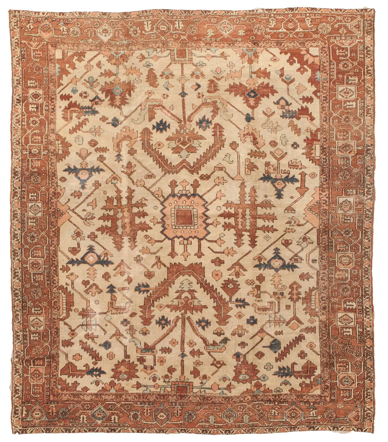 Heriz / 12483 / heriz / 12483, antique persian | WOVEN