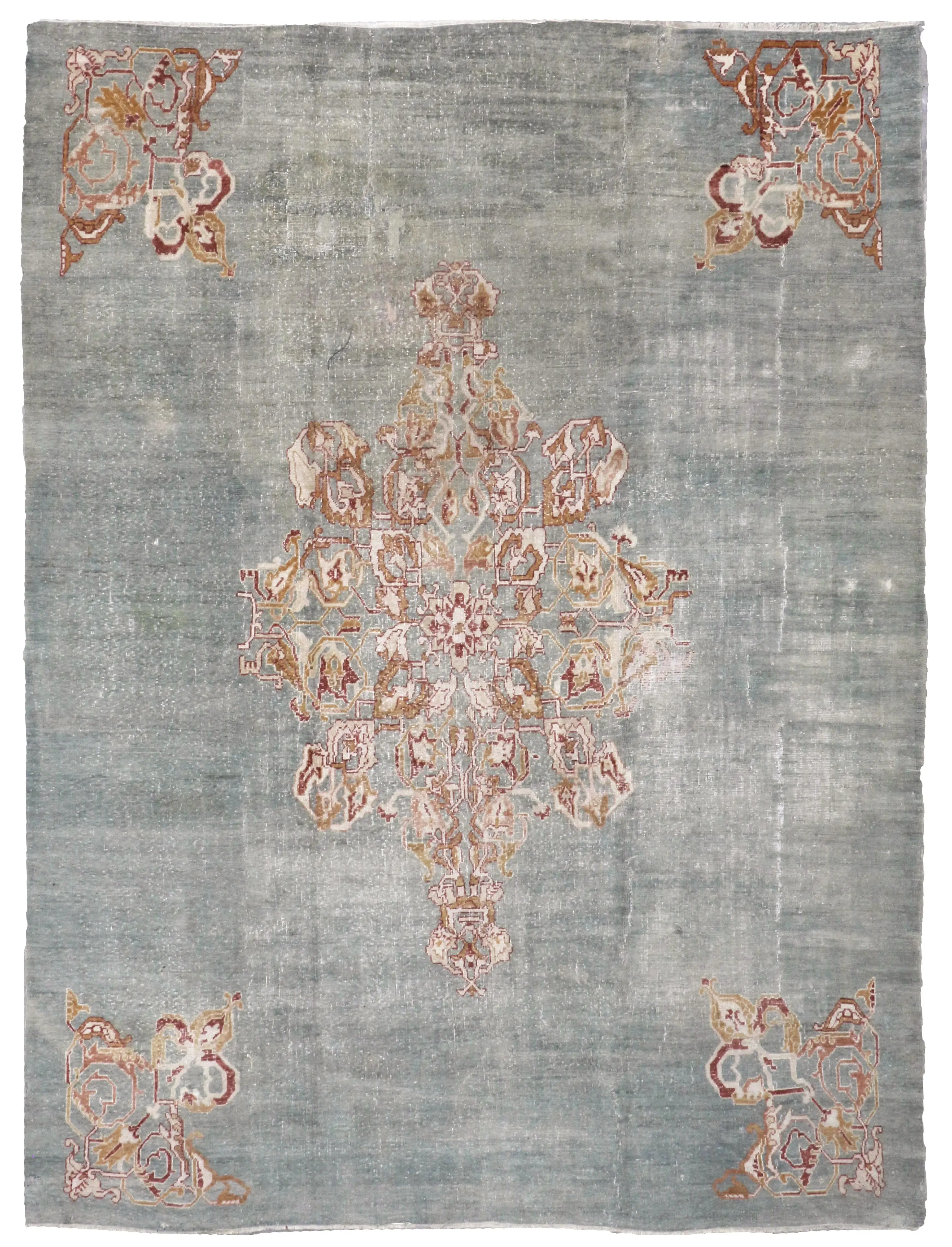 Oushak / 15164 / oushak / 15164, antique turkish | WOVEN