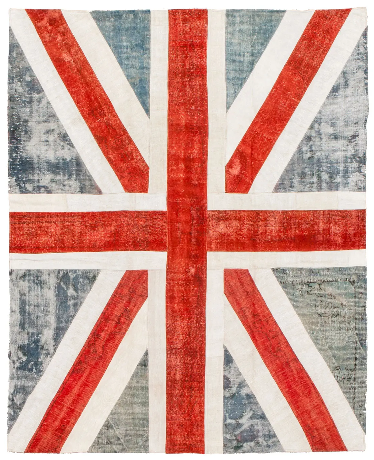 Patchwork - British Flag / 16212 / over-dyed distressed / WOVEN
