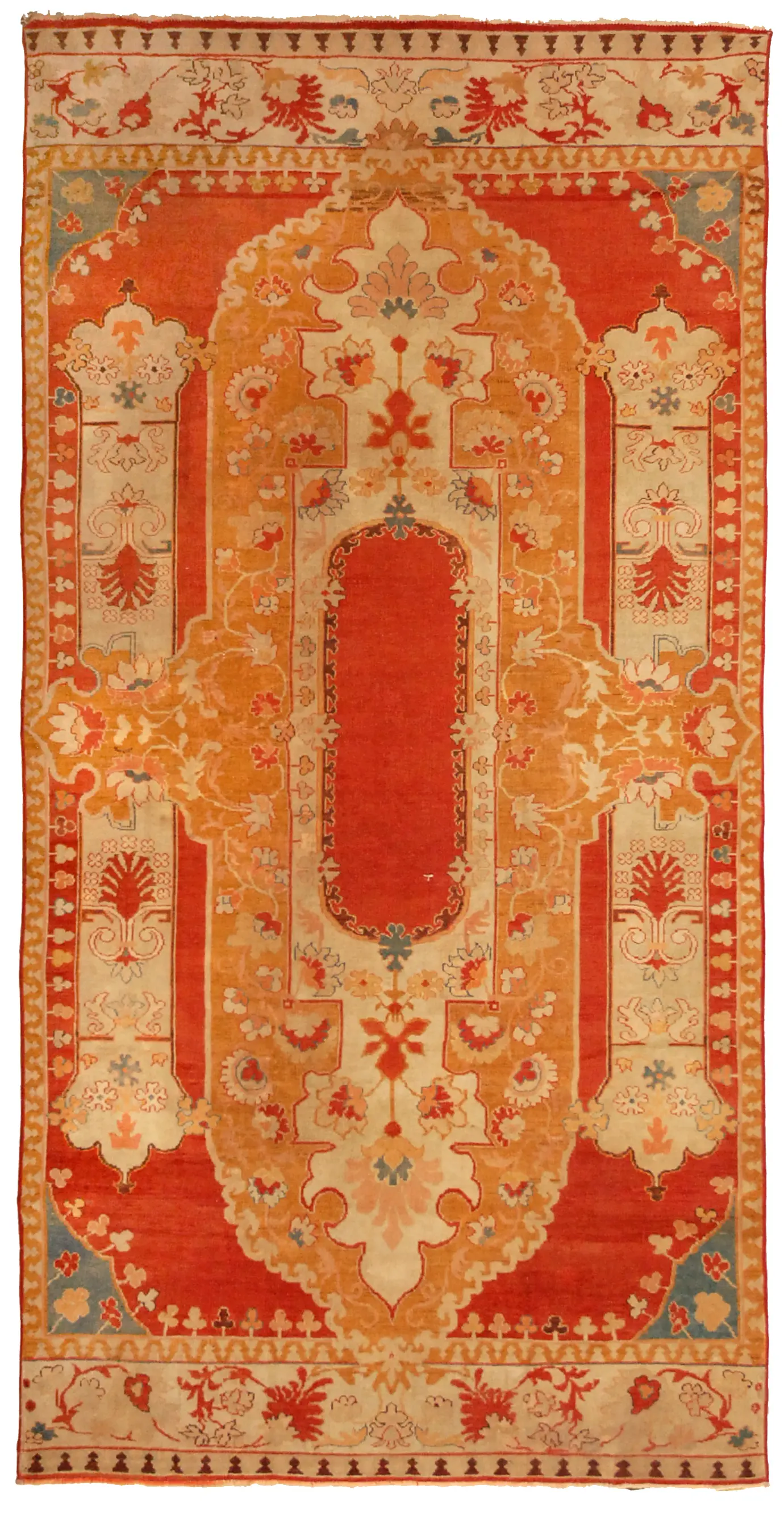 Oushak / 12508 / oushak / 12508, antique turkish | WOVEN