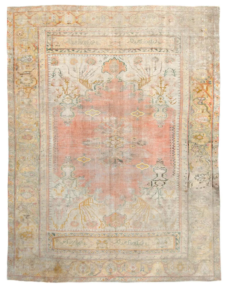 Oushak / 18802 / oushak / 18802, antique turkish | WOVEN
