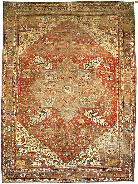 Serapi / 13299 / serapi / 13299, antique persian | WOVEN