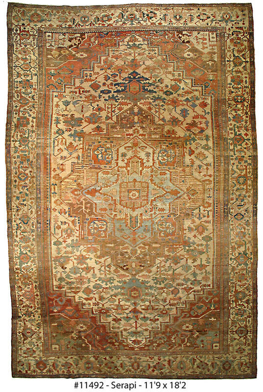 Serapi / 14852 / serapi / 14852, antique persian | WOVEN