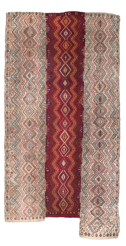 Turkish Jajim / 17102 / turkish jajim / 17102, vintage colorful kilim ...